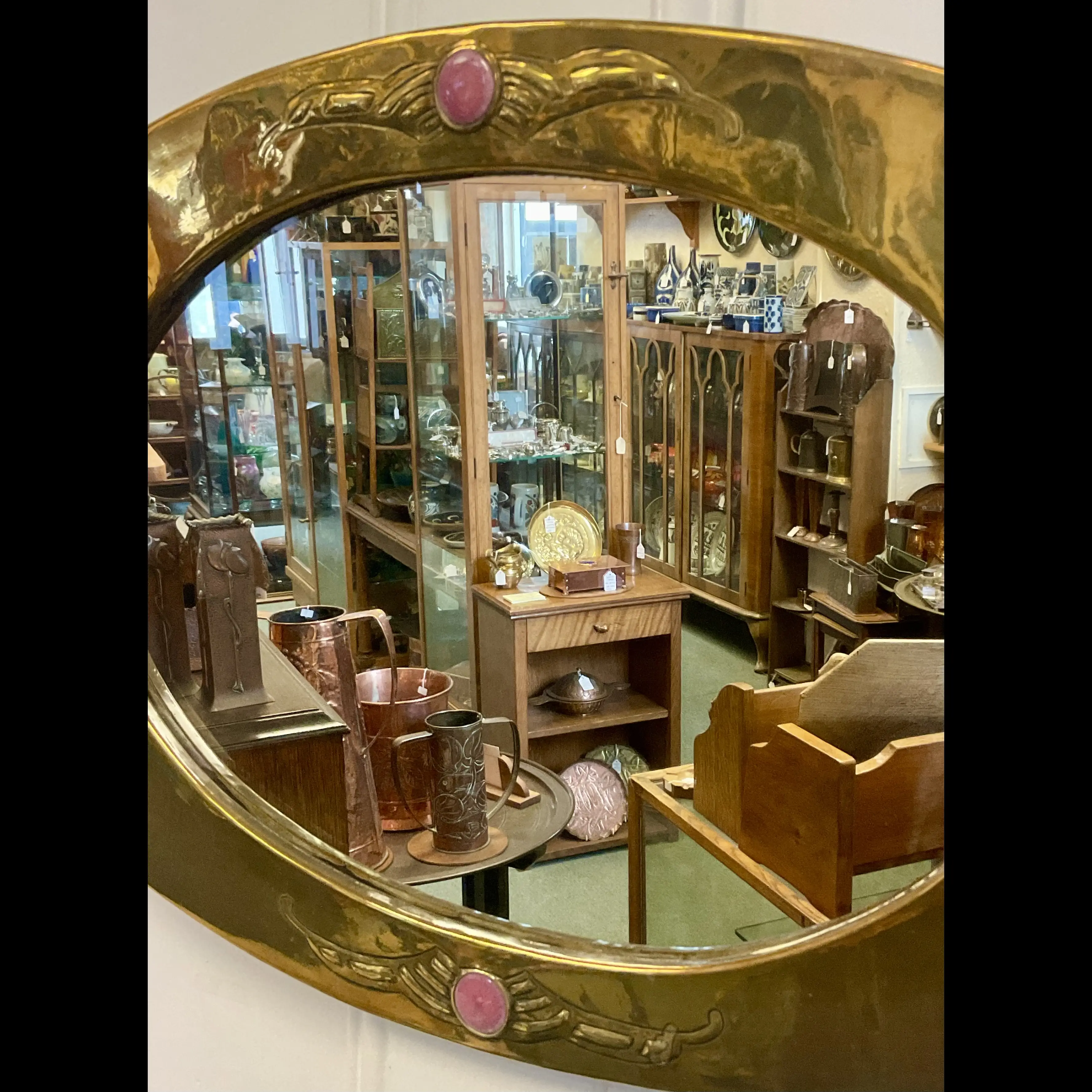 Arts And Crafts Scottish School Glasgow Style Glasgow Girls Mirror With ...